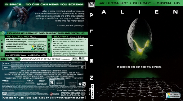 CoverCity - DVD Covers & Labels - Alien 4K