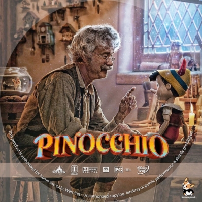 Couverture Du Dvd De Pinocchio