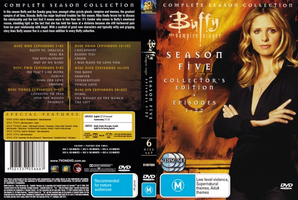 Covercity Dvd Covers And Labels Buffy The Vampire Slayer Season 5