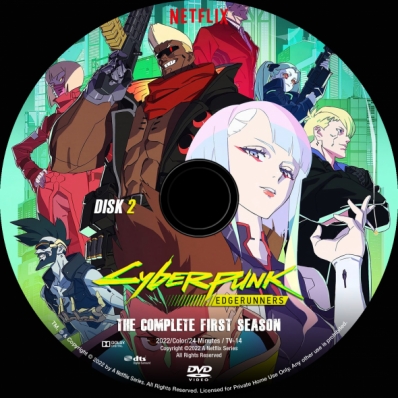 CoverCity - DVD Covers & Labels - Cyberpunk: Edgerunners - Season 1; disk 2