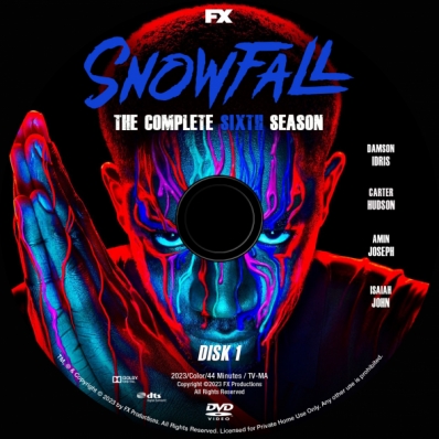 CoverCity - DVD Covers & Labels - Snowfall - Season 6; disk 1