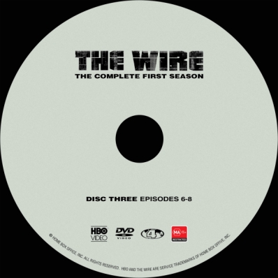 CoverCity - DVD Covers & Labels - The Wire - Season 1; disc 3
