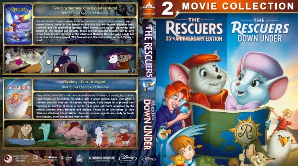 CoverCity - DVD Covers & Labels - The Rescuers Double Feature