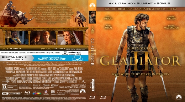 CoverCity - DVD Covers & Labels - Gladiator II 4K
