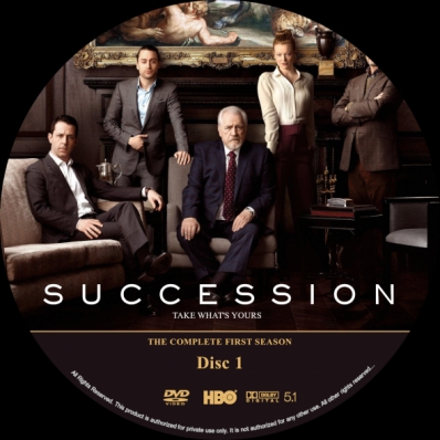 CoverCity - DVD Covers & Labels - Succession - Season 1; disc 1