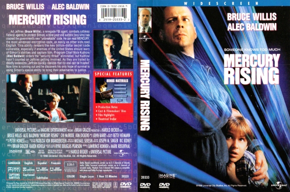 CoverCity - DVD Covers & Labels - Mercury Rising