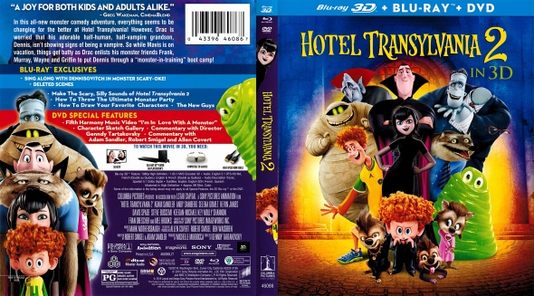 CoverCity - DVD Covers & Labels - Hotel Transylvania 2 3D