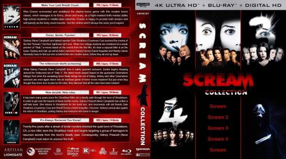 CoverCity - DVD Covers & Labels - Scream Collection (4K)