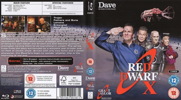 Red Dwarf X Dvd