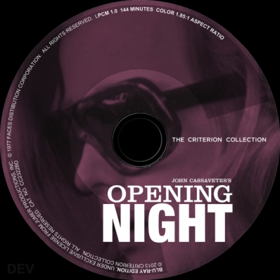 CoverCity - DVD Covers & Labels - Opening Night