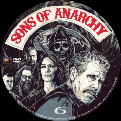 Sons Of Anarchy Dvd Cover Seizoen 6
