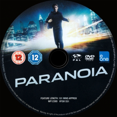 CoverCity - DVD Covers & Labels - Paranoia