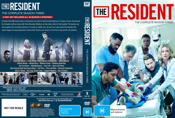 CoverCity - DVD Covers & Labels - The Resident - Season 3