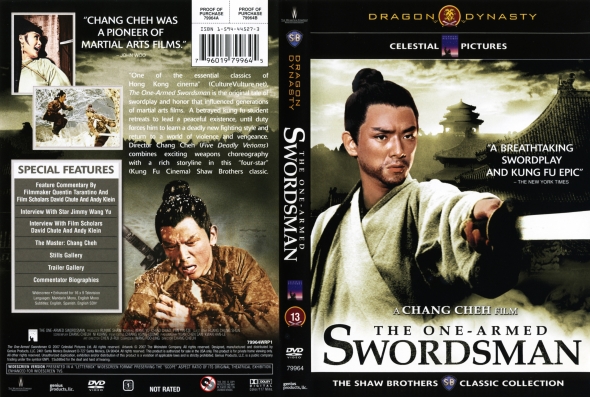 One Armed Swordsman Dvd