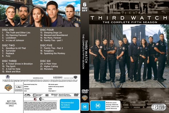 CoverCity - DVD Covers & Labels - Third Watch - Season 5 CoverCity - DVD Covers & Labels - Third Watch - Season 5