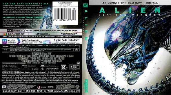 CoverCity - DVD Covers & Labels - Alien 4K