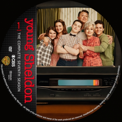 CoverCity - DVD Covers & Labels - Young Sheldon - Season 7; disc 1
