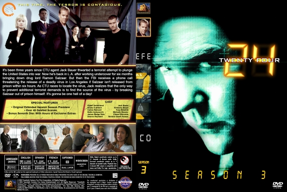 CoverCity - DVD Covers & Labels - 24 - Season 3 (spanning spine)