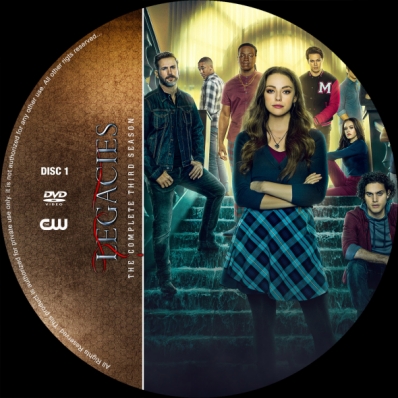 CoverCity - DVD Covers & Labels - Legacies - Season 3; disc 1