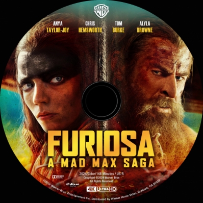 CoverCity - DVD Covers & Labels - Furiosa: A Mad Max Saga 4K