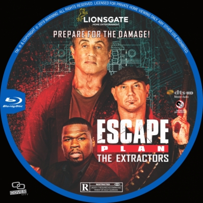 Escape Plan Blu Ray Cover