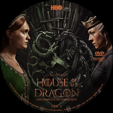 CoverCity - DVD Covers & Labels - House of the Dragon - Season 2; disc 2