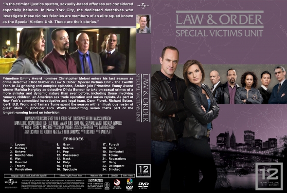 CoverCity - DVD Covers & Labels - Law & Order: SVU - Season 12