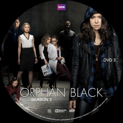 CoverCity - DVD Covers & Labels - Orphan Black - Season 3; dvd 3