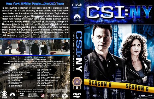 CoverCity - DVD Covers & Labels - CSI: NY - Season 6