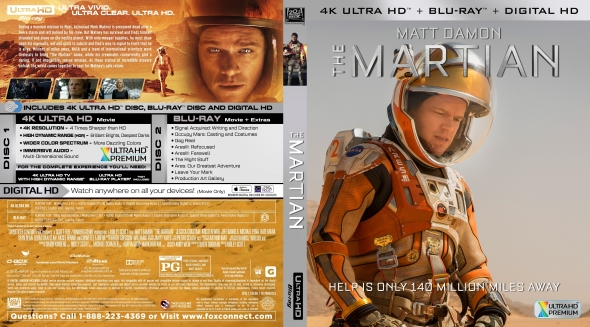 CoverCity - DVD Covers & Labels - The Martian 4K
