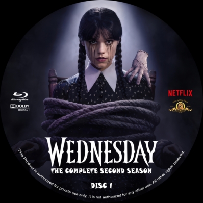 CoverCity - DVD Covers & Labels - Wednesday - Season 2; disc 1