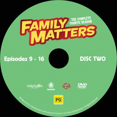 CoverCity - DVD Covers & Labels - Family Matters - Season 4; disc 2
