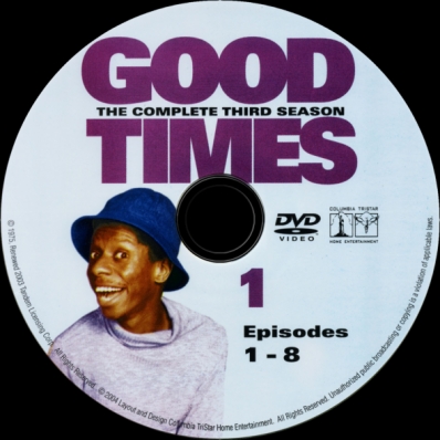 CoverCity - DVD Covers & Labels - Good Times - Season 3; disc 1