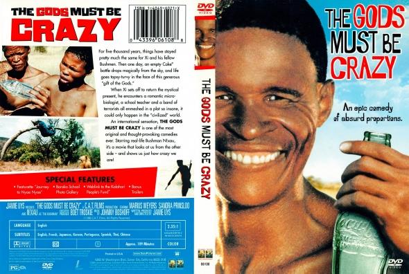 CoverCity - DVD Covers & Labels - The Gods Must Be Crazy