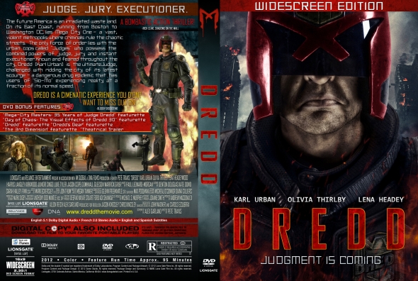 Dredd 2012 Dvd Cover Dredd (2012) YouTube Episode