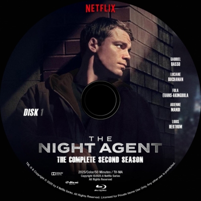 CoverCity - DVD Covers & Labels - The Night Agent - Season 2; disk 1