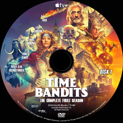 CoverCity - DVD Covers & Labels - Time Bandits - Season 1; disk 1