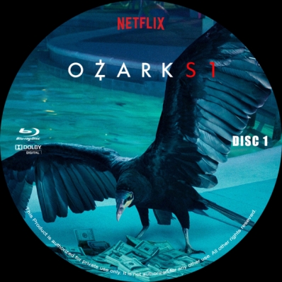 CoverCity - DVD Covers & Labels - Ozark - Season 1; disc 1