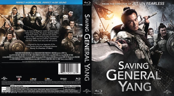 Saving General Yang Dvd Cover