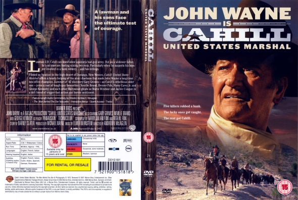 CoverCity - DVD Covers & Labels - Cahill: U.S. Marshal