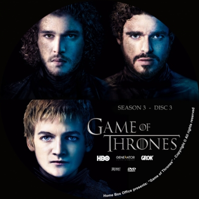CoverCity - DVD Covers & Labels - Game of Thrones - Season 3; disc 3