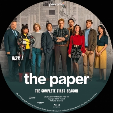 CoverCity - DVD Covers & Labels - The Paper - Season 1; disk 1