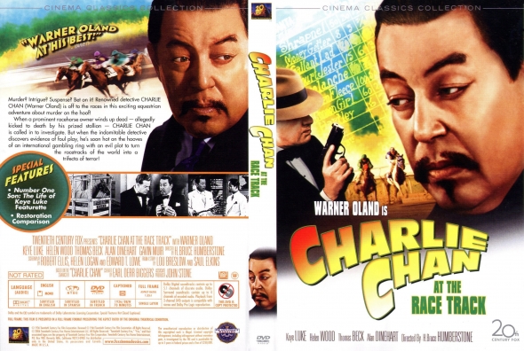CoverCity - DVD Covers & Labels - Charlie Chan at the Race Track