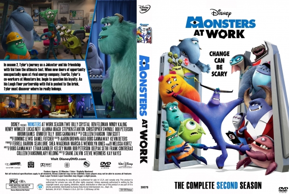 CoverCity - DVD Covers & Labels - Monsters at Work - Season 2