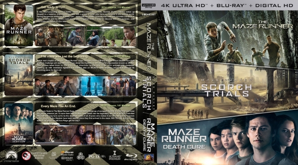 CoverCity - DVD Covers & Labels - The Maze Runner Triple Feature 4K