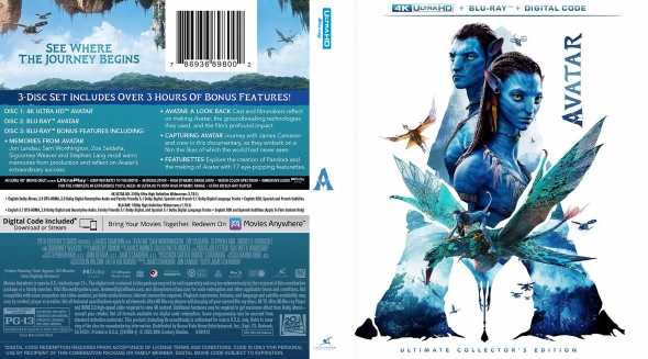 CoverCity - DVD Covers & Labels - Avatar 4K CoverCity - DVD Covers & Labels - Avatar 4K