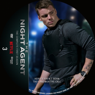 CoverCity - DVD Covers & Labels - The Night Agent - Season 1; disc 3