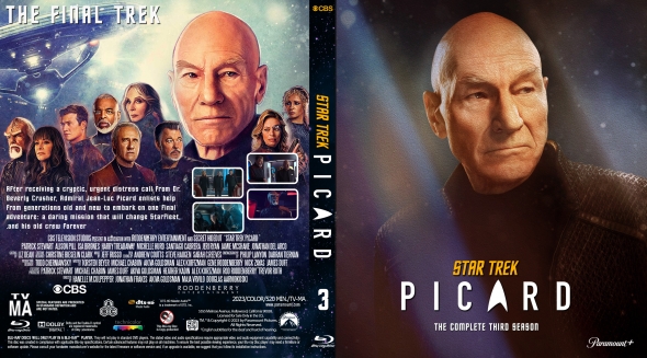 Picard Season 1 2020 R1 Custom Dvd Cover Labels