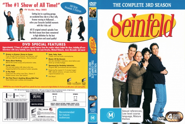 CoverCity - DVD Covers & Labels - Seinfeld - Season 3