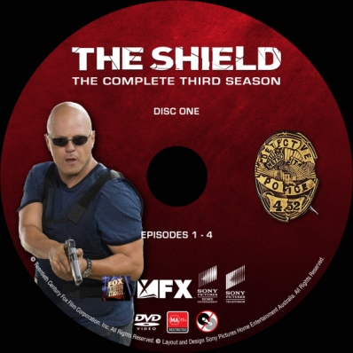 CoverCity - DVD Covers & Labels - The Shield - Season 3; disc 1